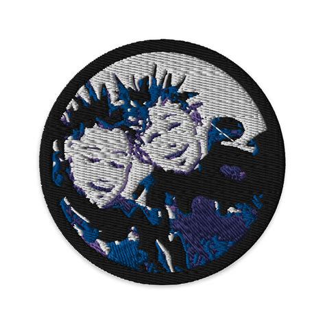 Crow Girls Round Embroidered Patches Newford Merch