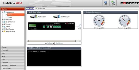 Fortigate Dashboard Kullanımı