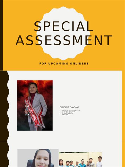 Special Assessment Ppt Updated Pdf Business Economies