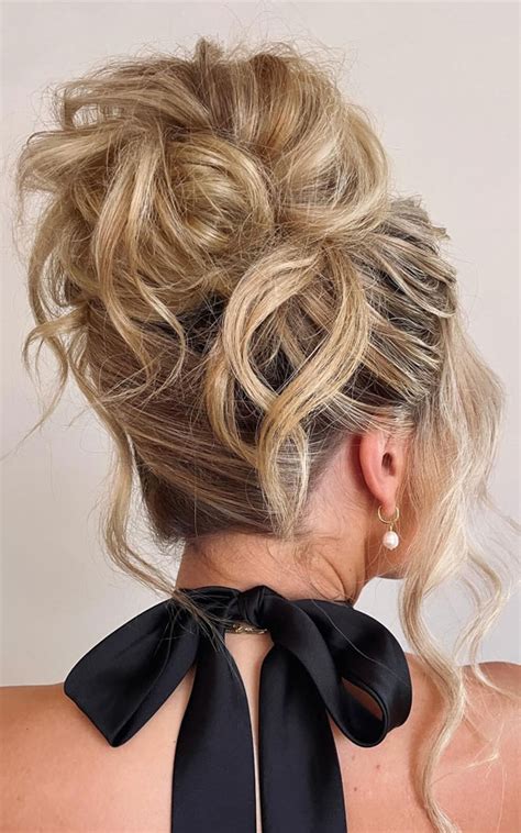 30 Hot And Trendy Updo Hairstyles Effortlesstousled Bun