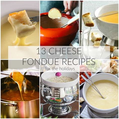 13 Festive Cheese Fondues Fonduta