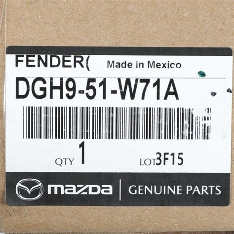 New Oem Mazda 2020 2021 Cx 30 Front Right Fender Molding Trim Dgh9 51