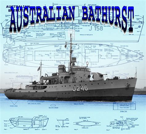 Bathurst Class Corvette Diagram Shop Hmas Castlemaine