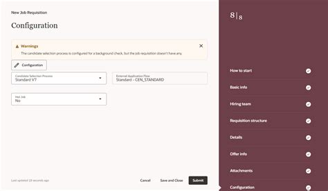 Redwood 25b Hiring Manager Unable To Submit Requisition — Cloud Customer Connect