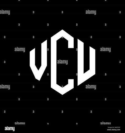 Vcu Letter Logo Design With Polygon Shape Vcu Polygon And Cube Shape