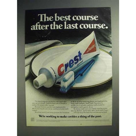 Crest Toothpaste Print Ad