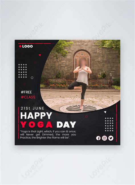 국제 요가 데이 사회 배너 이미지 사진 450078292 무료 다운로드