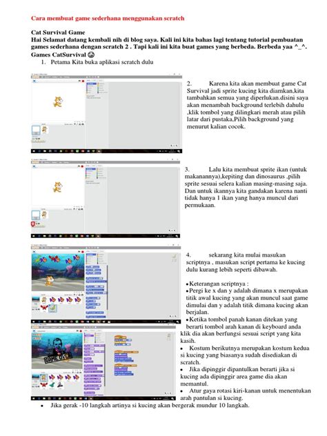 1 Cara Membuat Game Sederhana Menggunakan Scratch Pdf 1 Cara Membuat Game Sederhana Menggunakan Scratch Pdf
