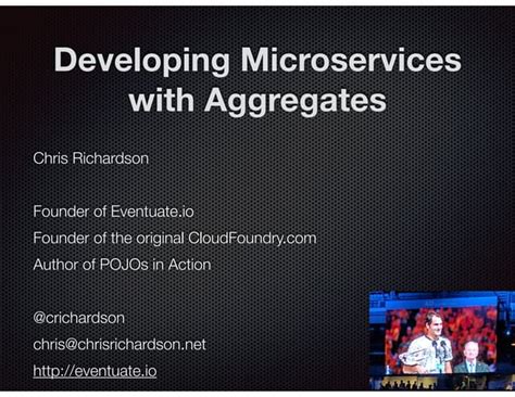 Developing Microservices With Aggregates Melbourne Pdf
