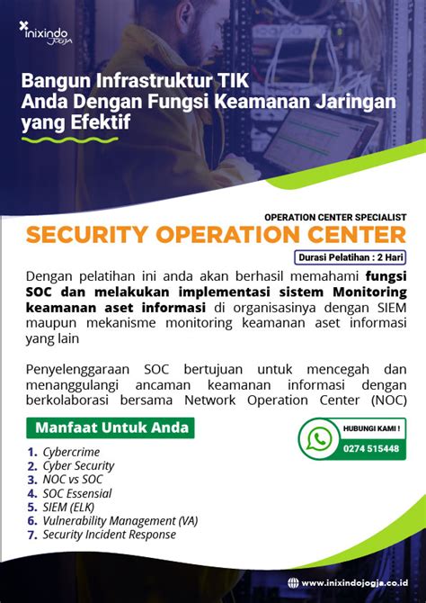 Security Operation Center Soc Inixindo Jogja