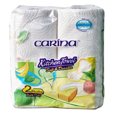 Carina Kitchen Towel Kitchen Roll 2ply 60s X 2rolls X 12bundles