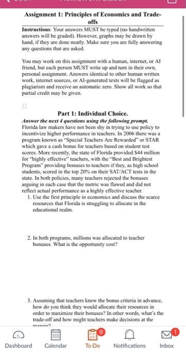 Solved Instructions Your Answers Must Be Typed No