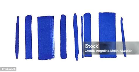 손으로 그린 마커 획 집합입니다 마커의 길고 얇고 두꺼운 흔적 흰색으로 분리된 래스터 그림 두꺼운에 대한 스톡 벡터 아트 및 기타 이미지 Istock