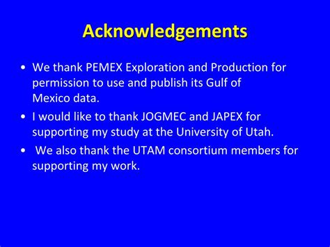ppt least squares migration of japex data and pemex data powerpoint