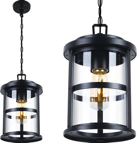 Outdoor Pendant Light For Porch With Dusk To Dawn Sensor Outdoor