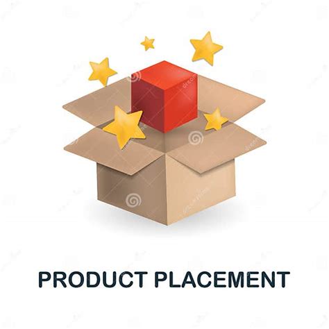 Product Placement Icon 3d Illustration From Neuromarketing Collection Stock Vector