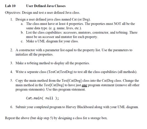 Solved Lab 10 User Defined Java Classes Objectives Design