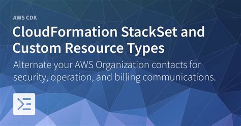 AWS CDK Configure Alternative Operations Security Contacts Using