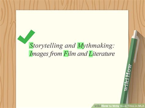 3 Simple Ways To Write Book Titles In MLA WikiHow