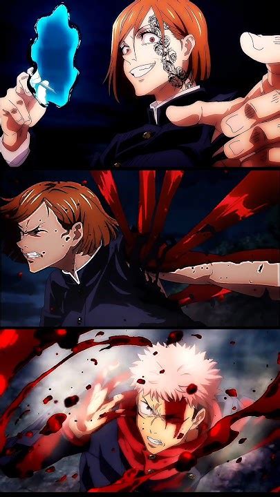 Itadori E Nobara Vs Eso E Kechizu Jujutsu Kaisen Anime Shorts 4k