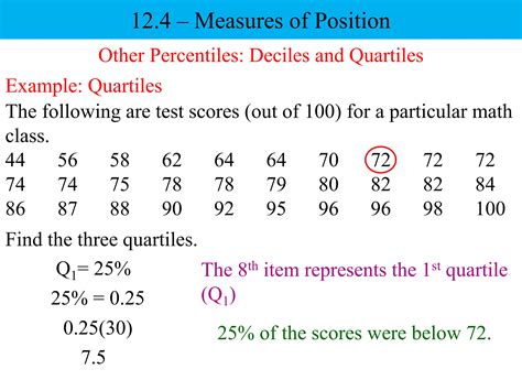 Introduction And Explanations On Percentiles And Deciles Ppt