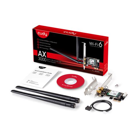 Ax3000 Wi Fi 6 Bluetooth Pci E Adapter We3000 1 0 Cudy
