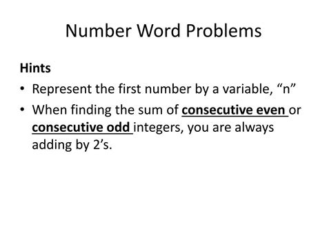 Ppt Consecutive Numbers 1 1 2 1 3 1 4 N N1 N2 N3 Powerpoint Presentation Id2531470