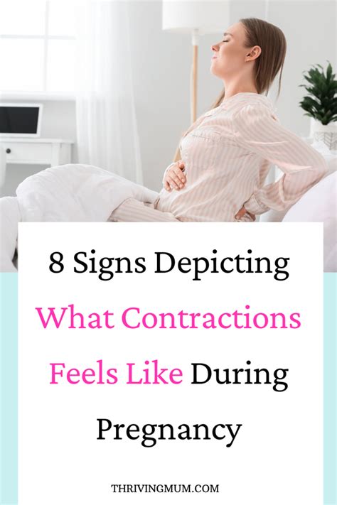 What Do Contractions Feel Like Everything You Need To Know Thriving Mum