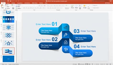 Bullet Lists Alternative Powerpoint Template Slidemodel