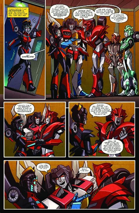 Transformers Comic Epic Robot Battle Knockout Idw Comics
