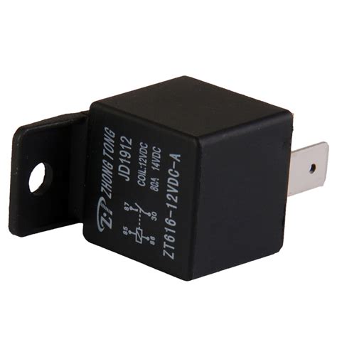 Coche Camión Auto Automotriz Dc 12v 80a 80 Amp Spst Relé Relés 4 Pin Lider
