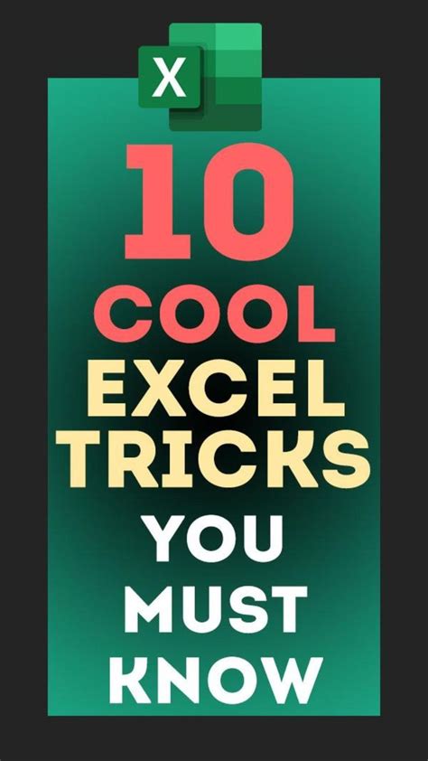 Excel Tricks 10 Cool Tips You Must Know