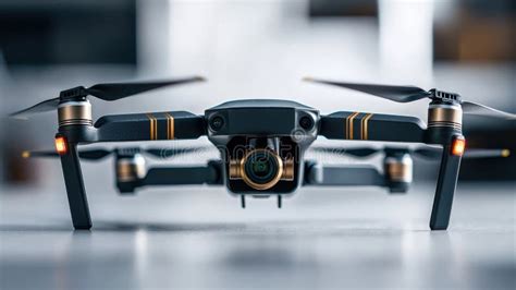High Tech Drone With High Precision Camera Ready To Take Photos And Videos Generative Ai