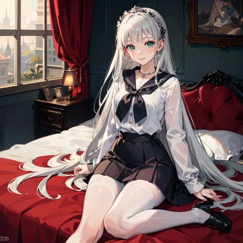 Wet Loli Solo Dynamic Angle SeaArt AI