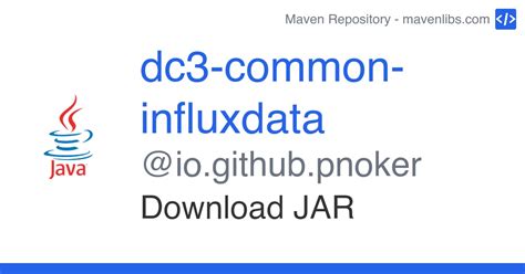 Download Dc3 Common Influxdatajar Iogithubpnoker
