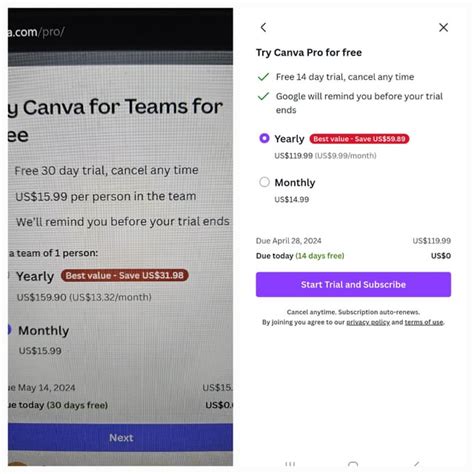 When I Try To Select Canva Pro On My Desktop It Only Gives Me A Teams Option Even When I Click