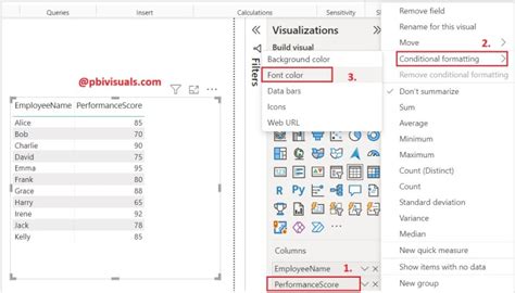 Power BI Exercise Create A Conditional Formatting Rule Learn BI