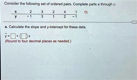 SOLVED B Calculate The Total Sum Of Squares SST SST C Partition