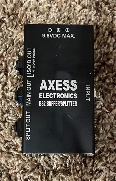 Axess Electronics Bs2 Buffersplitter Reverb