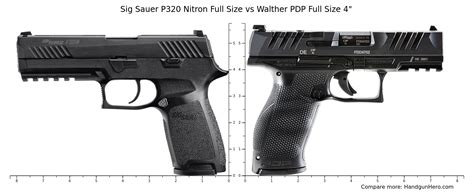 Sig Sauer P X Carry Vs Walther PDP Full Size Vs Sig Sauer P XCompact Vs Sig Sauer P