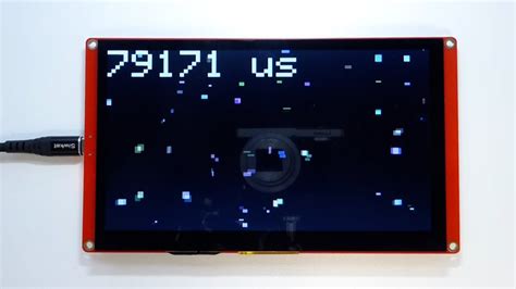 ESP32 7in LCD Fast RGB Interface 30 Fps Frame Rate Bytes N Bits