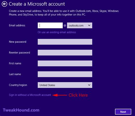 Windows 8 1 Account Settings Tweakhound
