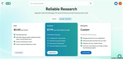 consensus an ai query and research tool ai tools navigation