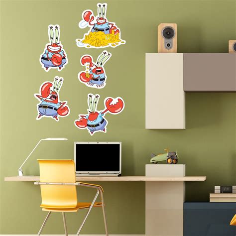 Spongebob Squarepants Mr Krabs Wall Decals Paramount Shop