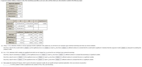 Solved a Using α 0 01 determine whether or not the Chegg com