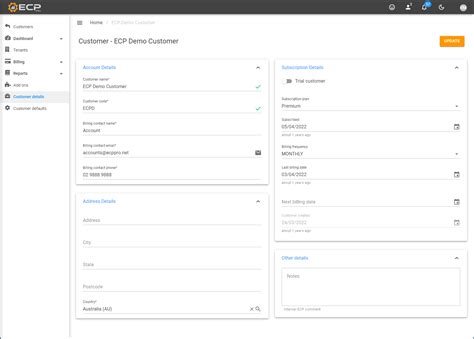 Customer Details Wiki Ecppro Support