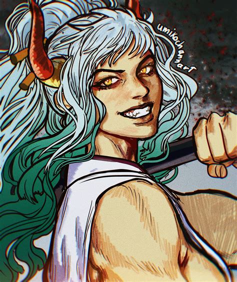 Yamato One Piece Drawn By Umikochannart Danbooru