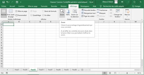 Masquer La Barre Ou Le Ruban De Formule Excel