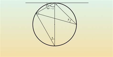 Alternate Segment Theorem Maths Edexcel Gcse Higher
