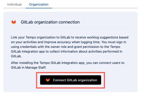 Connecting To Gitlab For Your Organization